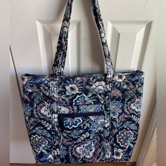 Vera Bradley | Bags | Vera Bradley Vera Tote Java Navy Camo | Poshmark